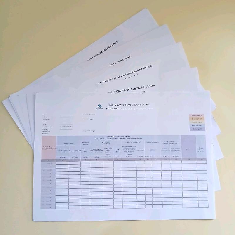 Kartu Bantu Pemeriksaan ILP - Formulir ILP - ILP Posyandu - Kertas - Shop | Tokopedia