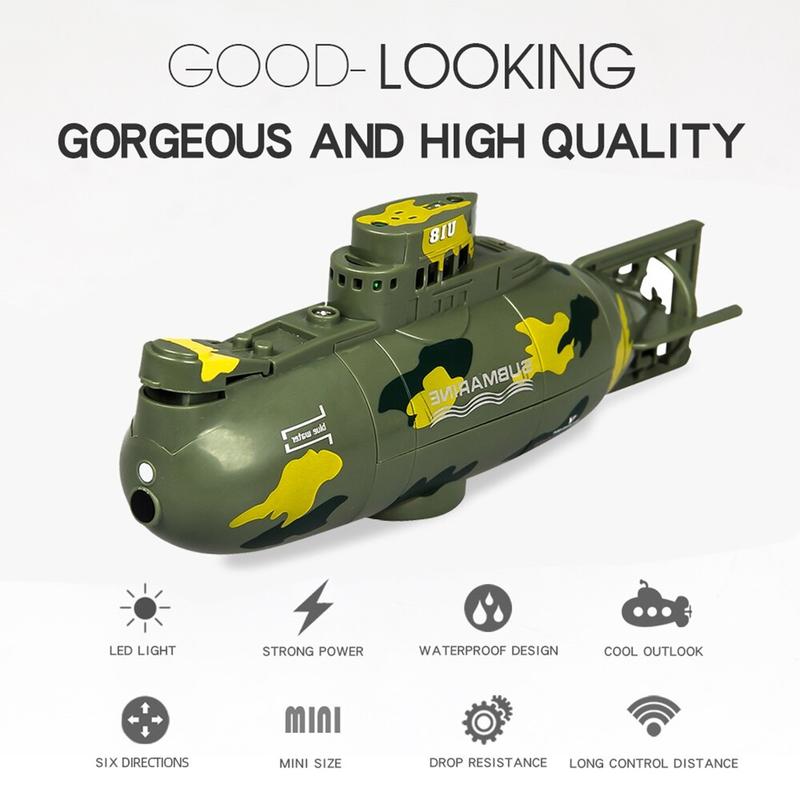 Happy Cow Mini RC Submarine 3311M for pool use suitable for children ...