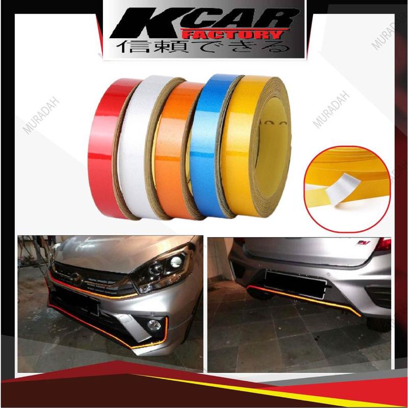 [ReadyStock]High Grade Sticker Lining Reflective for car & motorcycle ...