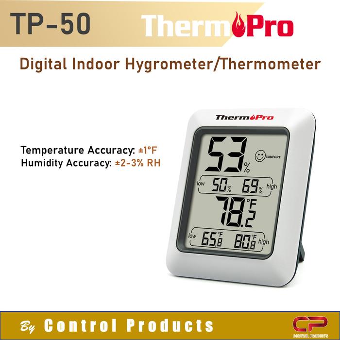 Jual ThermoPro TP50 Digital Indoor Hygrometer Thermometer TP-50 ...