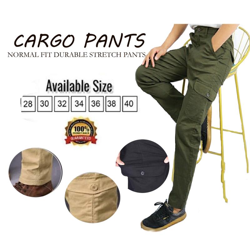 Cargo Pants Men Normal Fit Seluar Kerja Lelaki Seluar Kargo Lelaki ...