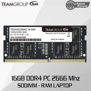 Team Elite 16GB DDR4 PC 3200 Sodimm - Ram Laptop - Shop | Tokopedia
