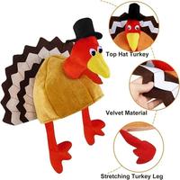Jual Funny Carnival Chicken Leg Hat Christmas Thanksgiving Decoration ...