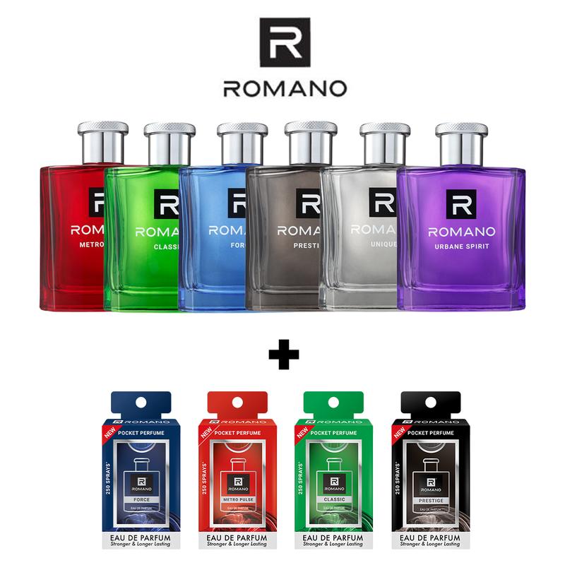 ROMANO - Perfume 100ml + Pocket Perfume 18ml Bundle Set - TikTok Shop ...