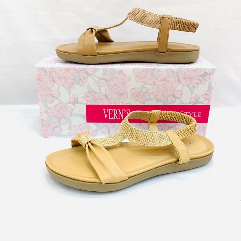 VERNS SANDAL BERTALI TAPAK RATA SMALL CUTTING S32035510 Wanita - TikTok ...