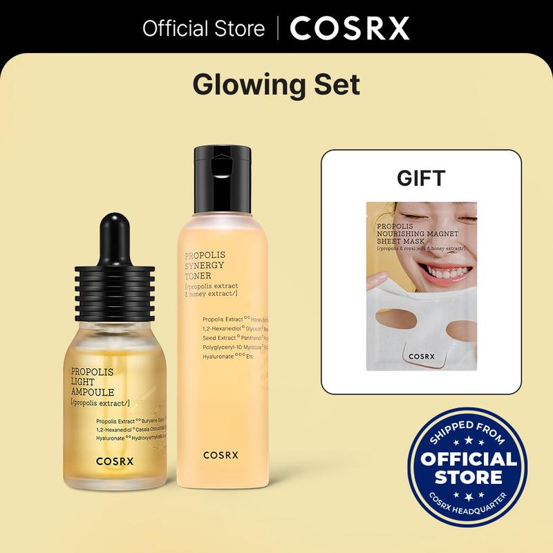 COSRX Propolis Glowing Set Toner_Propolis ampoule 30ml + Propolis ...