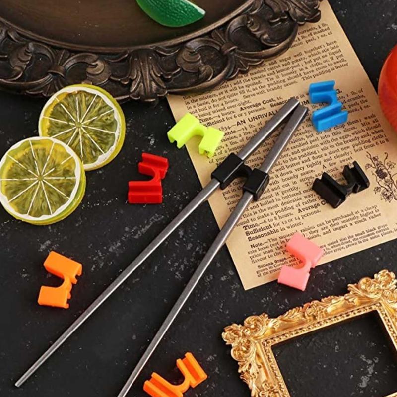 5Pieces Reusable Chopstick Helpers Training Chopsticks Hinge - TikTok ...