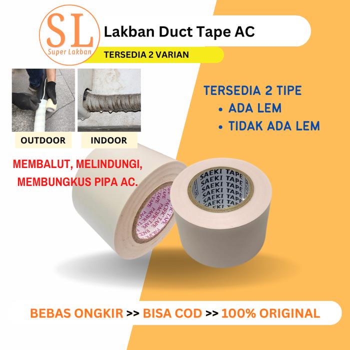 Promo Lakban Pipa AC Isolasi Duct Tape Selang AC Tipe Lem dan Non Lem ...