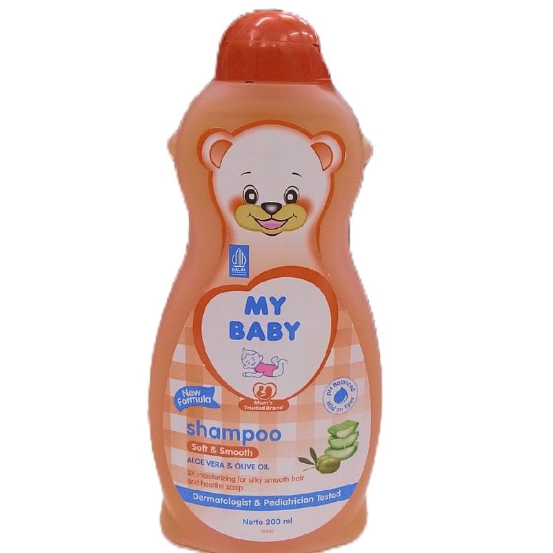 My Baby Shampoo Baru dengan Formula Baru Lembut & Licin Aloe - Shop ...