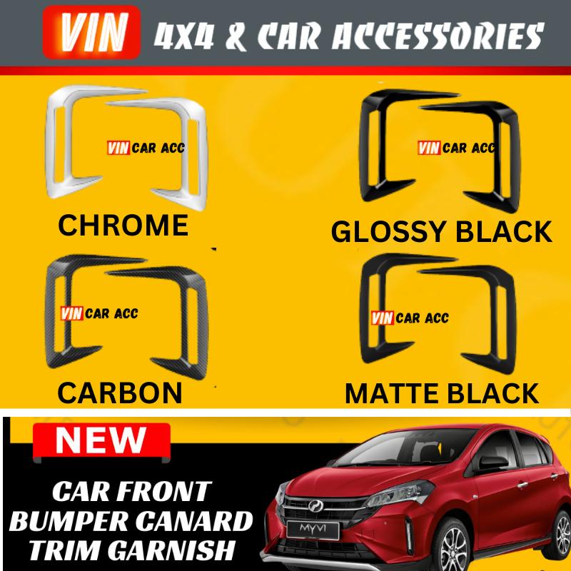 PERODUA MYVI GEN3 MG3 2021-2023 CAR FRONT BUMPER CANARD GARNISH ...