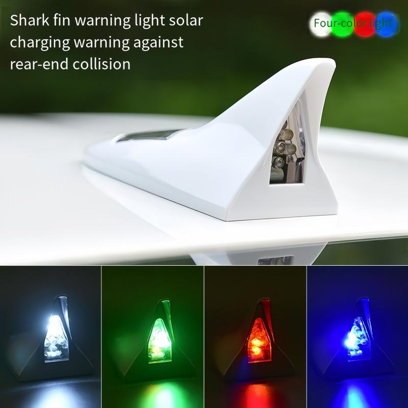 1 solar powered rear end flash, shark fin antenna, automatic - TikTok ...