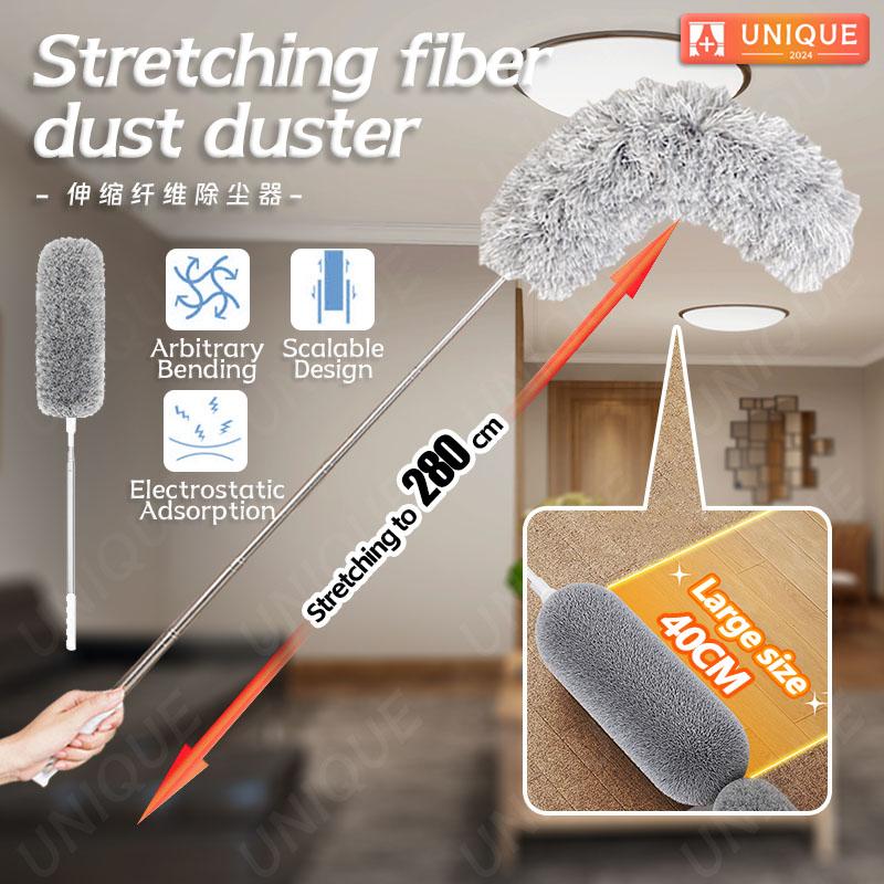 【LONG 280CM】 Extra Long Handle Bendable Microfiber Feather Duster ...