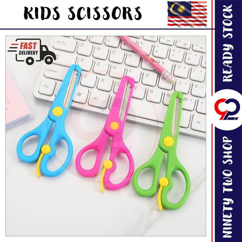 Kids Children Gunting Keselamatan Multicolor Kids Safety Scissors ...