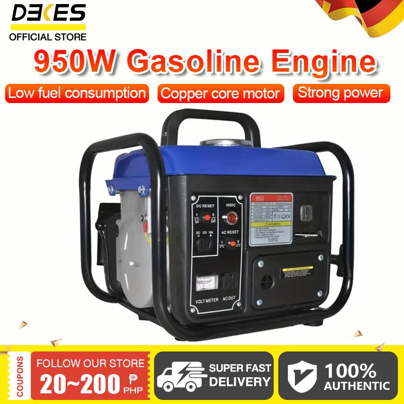 DEKES Portable gasoline generator 950W60HZ ultra quiet high-quality ...