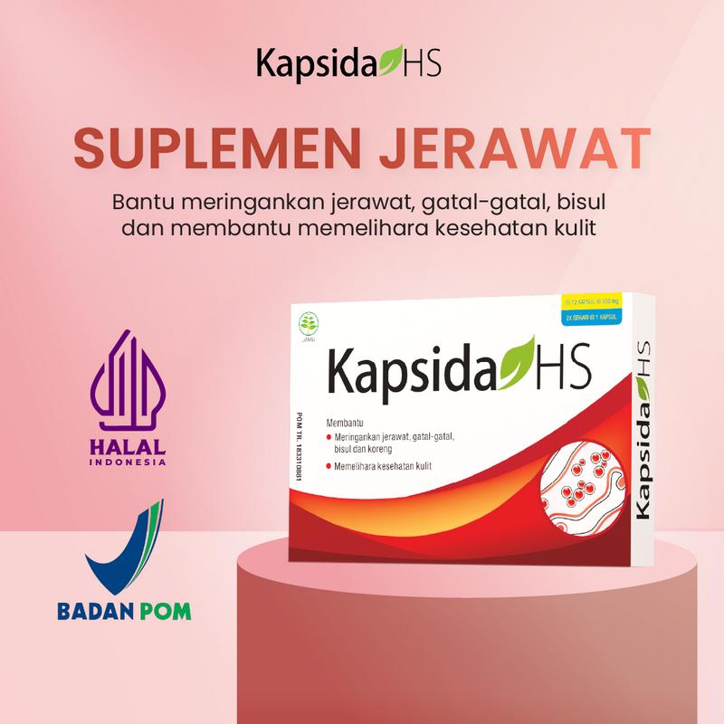 Kapsida HS isi 12 Blister - Suplemen Herbal Bantu Meringankan Jerawat ...