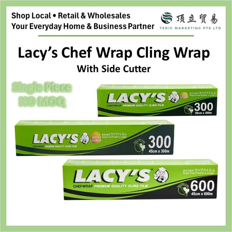[SG STOCK] Lacy's Chef Wrap - Cling Wrap/Film with Slide Cutter ...