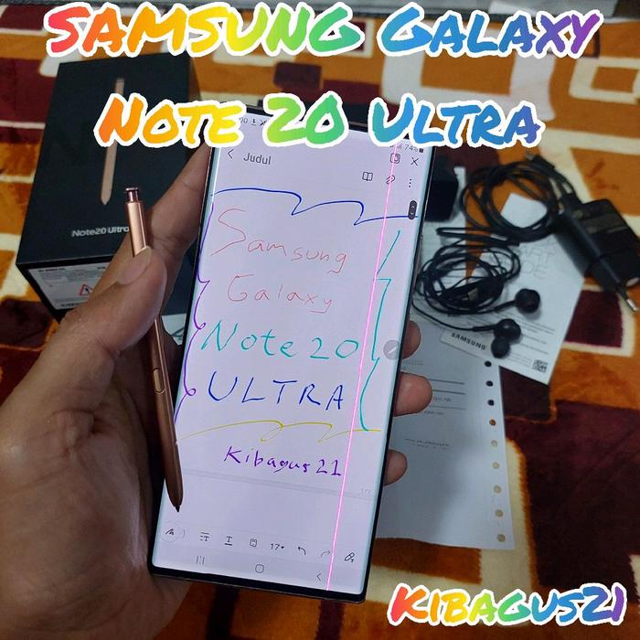 Jual Samsung Galaxy Note 20 Ultra Versi 5G RAM 8/256GB Fullset ORI SEIN ...