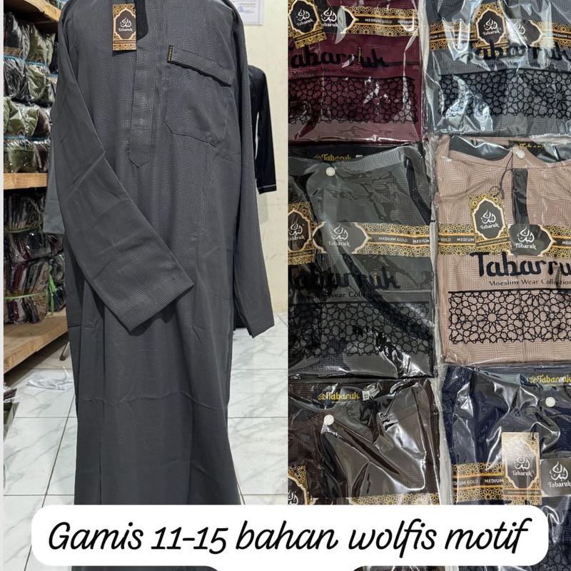 GAMIS ANAK EMBOS 6-13tahun tabrrukPREMIUM Muslim Jubah - Shop | Tokopedia