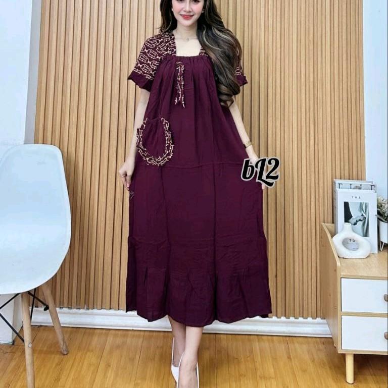 Daster fuji saku terbaru rayon Wanita - Shop | Tokopedia