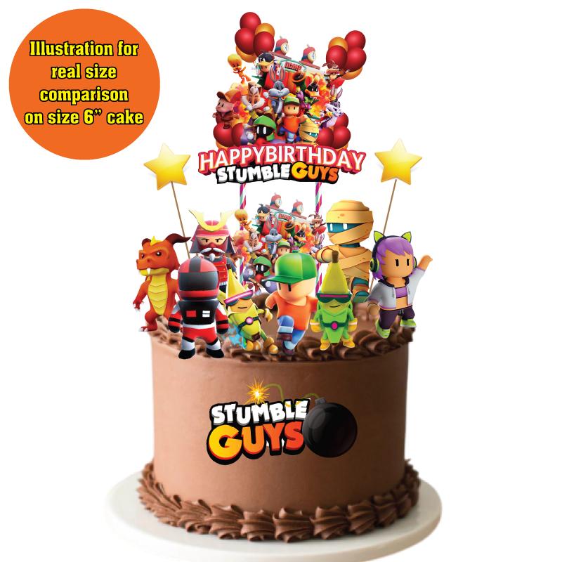 STUMBLE GUYS Cake Topper untuk Anak Lelaki dan Perempuan - 1 - TikTok ...
