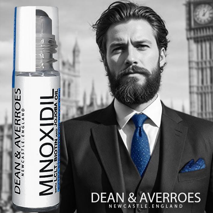 Dean & Averroes Minoxidill 10% for Moustache Beard Growth Eyebrows ...