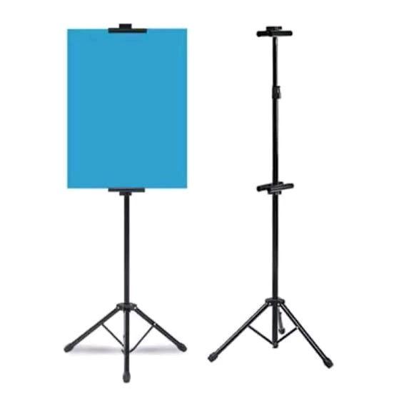 TRIPOD BANNER 2 SISI STAND BANNER TRIPOD Besi Hitam - Shop | Tokopedia
