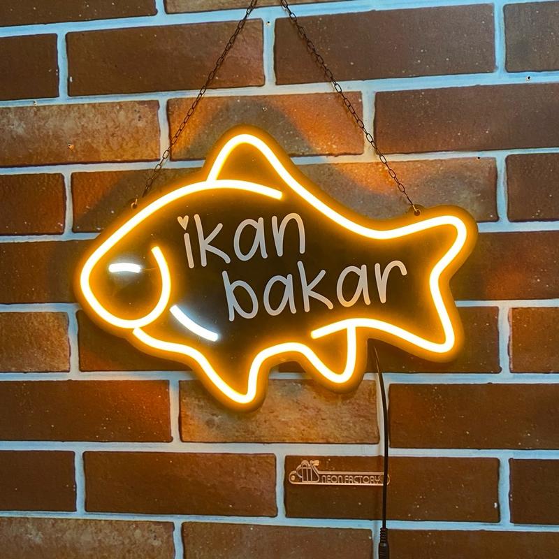 Ikan bakar led neon sign make in Malaysia Lighting - TikTok Shop Malaysia