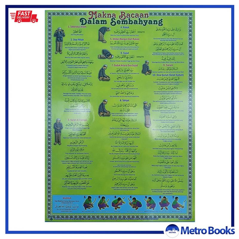 Poster Makna Bacaan Dalam Sembahyang (Poster Card Paper) (Sarjana ...