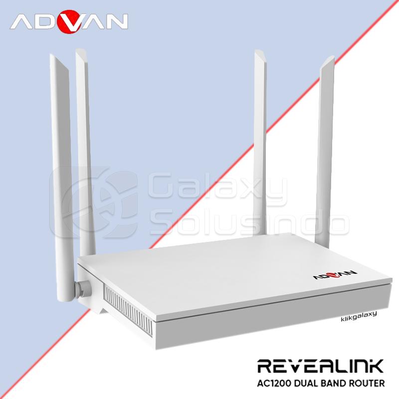 ADVAN Revealink AC1200 Dual Band Gigabit Wireless Router - Shop | Tokopedia