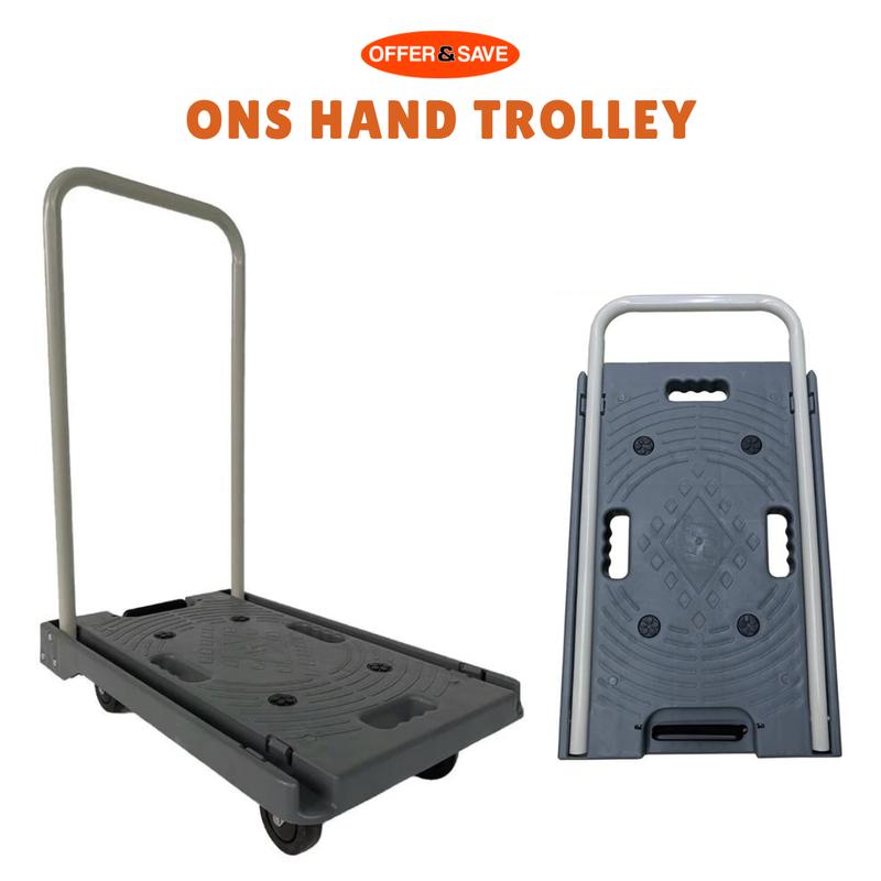 ONS Durable Foldable Handheld Trolley for Warehouse or Home Use ...