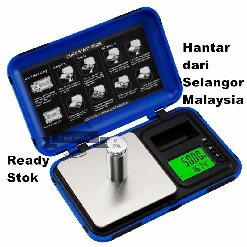 200g/0.01g Penimbang Emas Mini Scale Timbang Digital Pocket Scale ...
