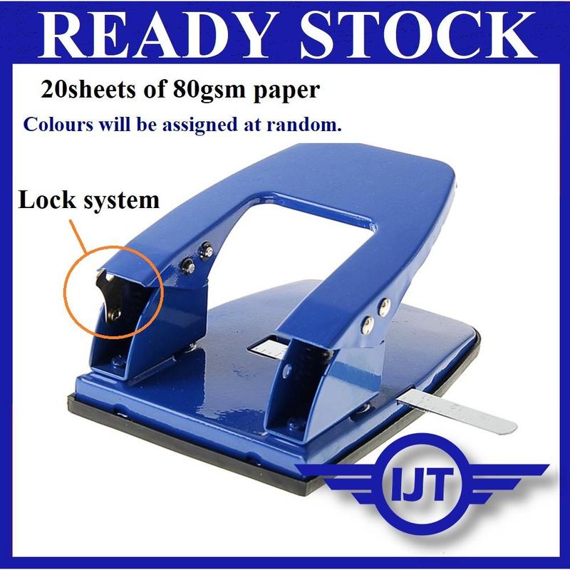 YIZHIWANG YZW8260 2 Hole Puncher / Penebuk Lubang With Lock System ...