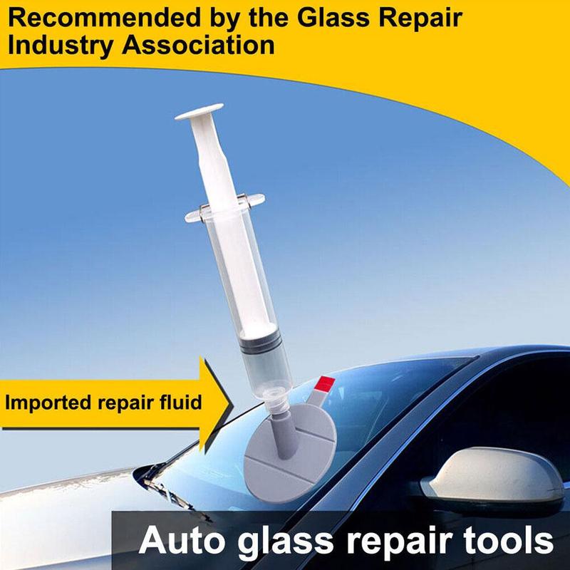 Glass Repair Agent Car Glass Repair Tool Set Front Windshiel - TikTok ...