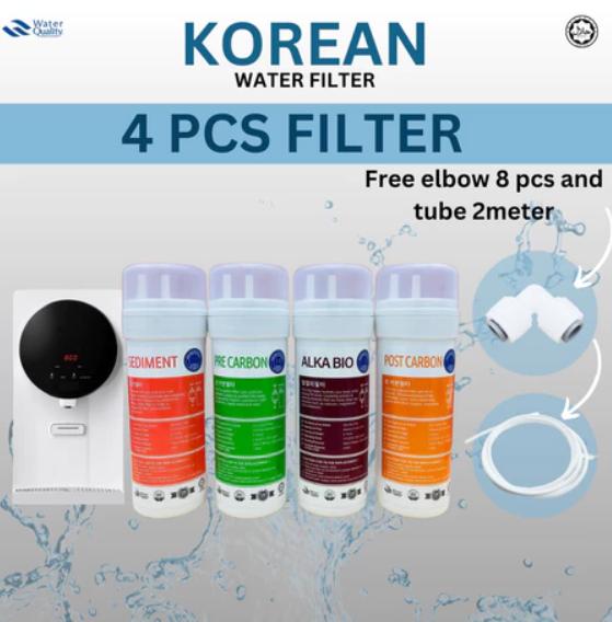 Cuckoo OEM Water Filter Replacement Cartridge ( 4 pcs Korea Filter ...