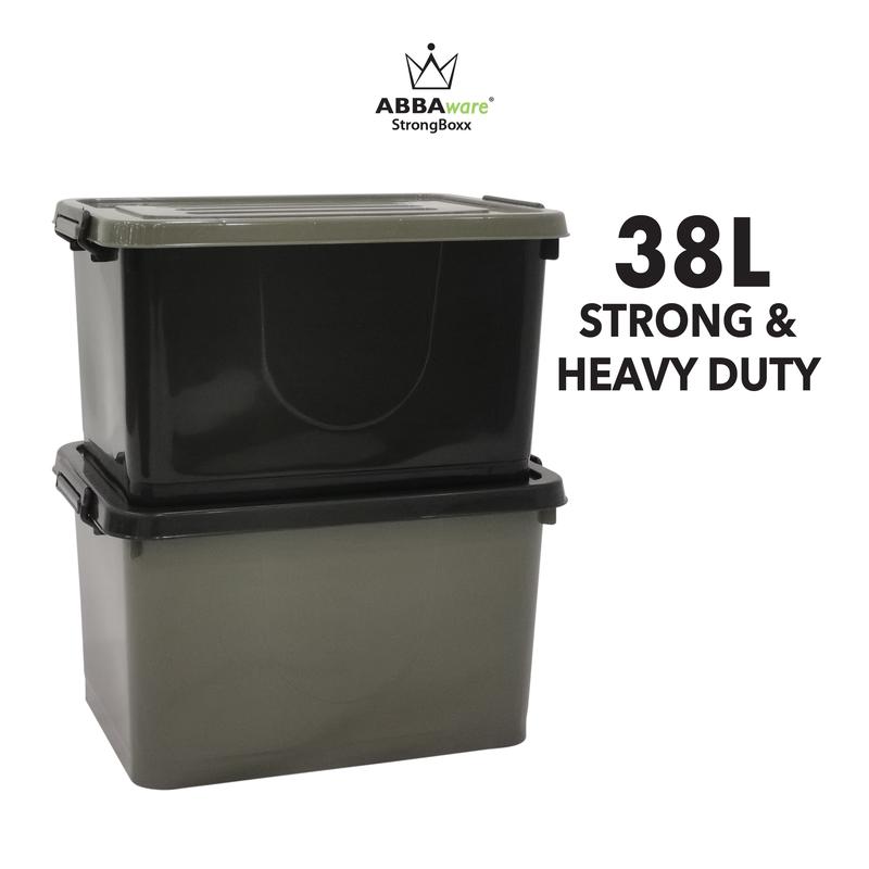 [MAX 4PCS] Abbaware Storage Box 38 Litre /Kotak Simpanan /Storage ...