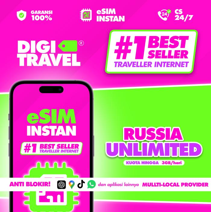 Promo eSIM Russia Unlimited | eSIM Travel Russia | Internet Roaming ...