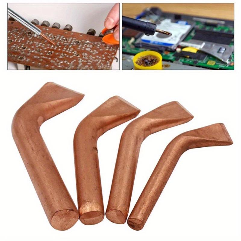 4pcs 75-200W Soldering Iron Tip Copper Electric Soldering Iron - TikTok ...