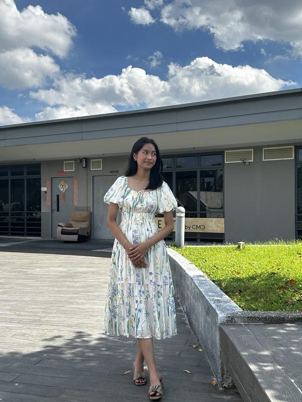Melrose Curated Rebecca Ruch Midi Dress - TikTok Shop Singapore