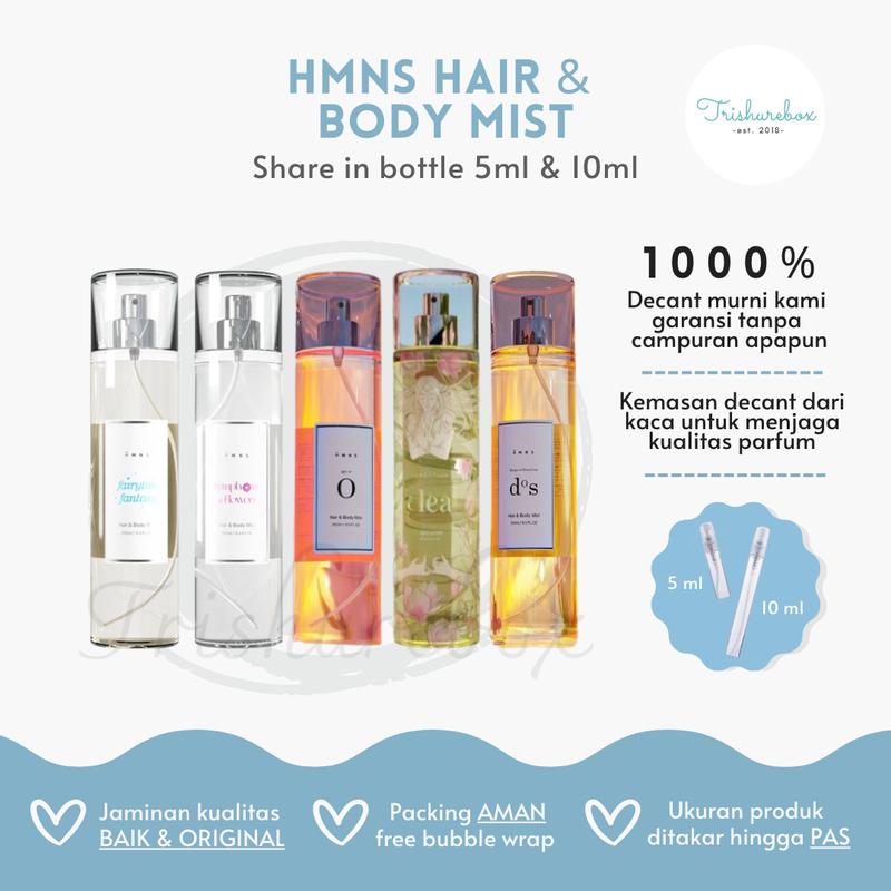 HMNS Share Decant Hair and Body Mist Elea Fairytale Fantasy Symphony of ...