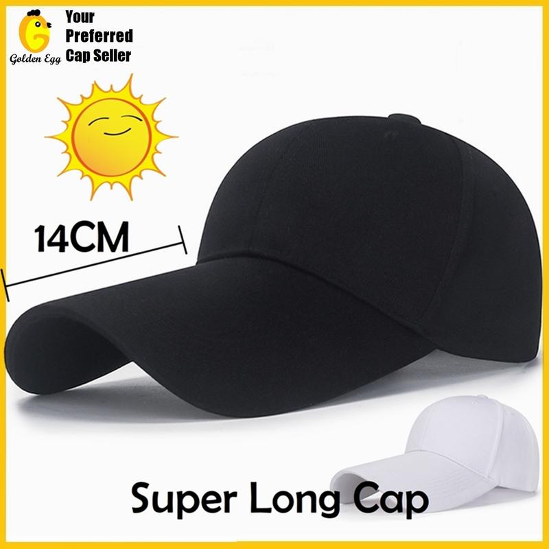 CAP324 Adult Unisex Super Long Baseball Cap Plain Cap Fisher - TikTok ...