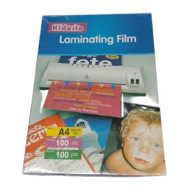 Kidario A4 Laminating Film 100's/pack - TikTok Shop Malaysia