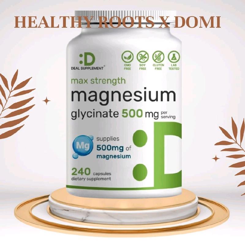 Magnesium Glycinat 500mg Deal Suplemen _ Dosis Terapi - Shop | Tokopedia