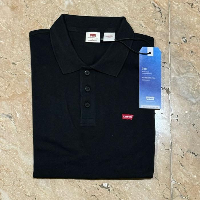 Jual Kaos Kerah Pria Cool Housemark Polo Shirt Reguler Fit Black 35883 ...