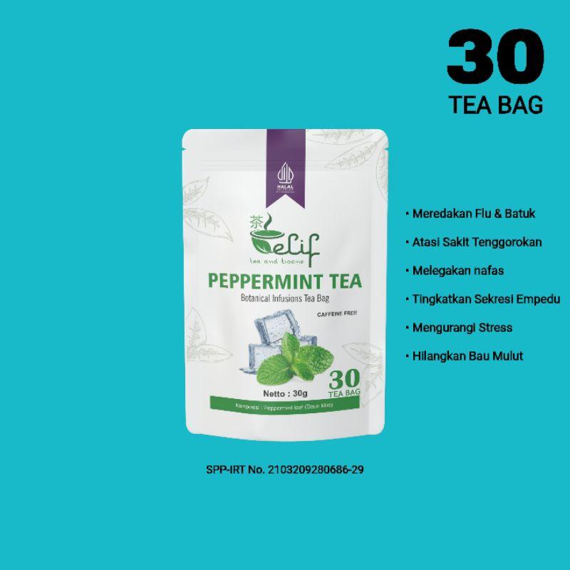 ELIF TEA AND TISANE Peppermint Tea Teh Daun Mint Batuk Pilek Sakit ...