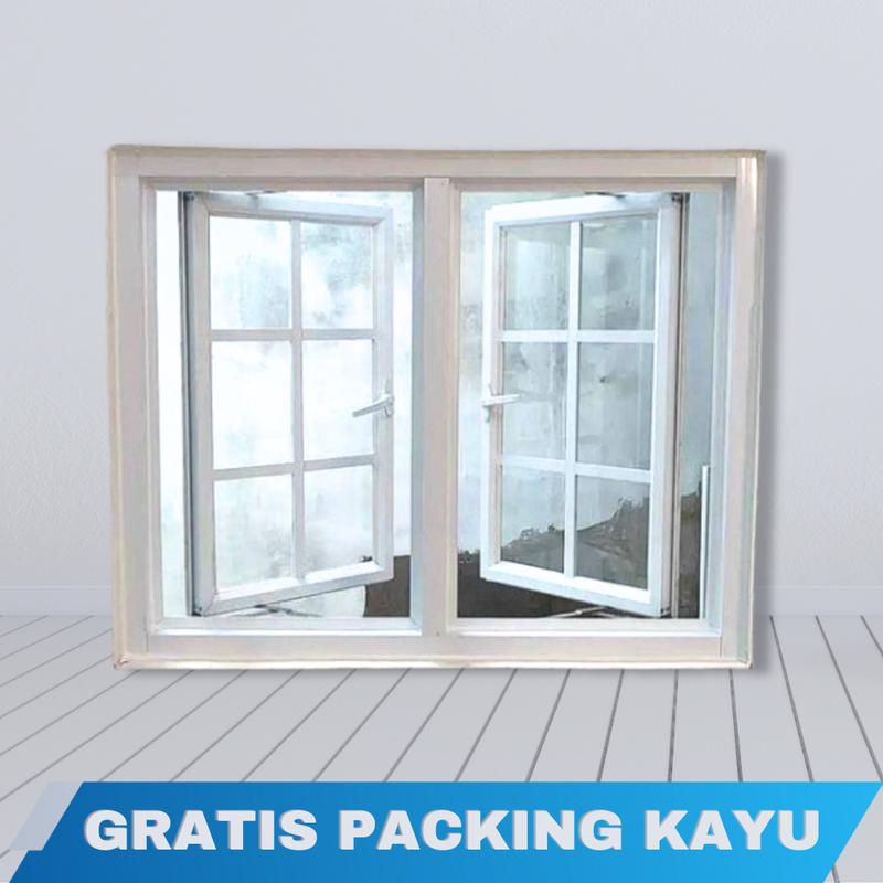 Jendela 2 Daun Aluminium Casement Ornamen (Swing) Ukuran 100x150 - Shop ...