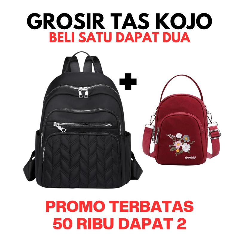 GROSIR - BELI 1 DAPAT 2 Ransel Backpack Multifungsi Cibao Elegan - Shop ...