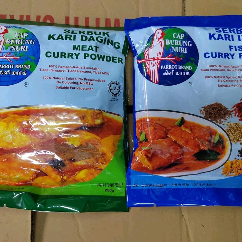 Rempah kari cap burung nuri ayam,daging dan ikan - TikTok Shop Malaysia