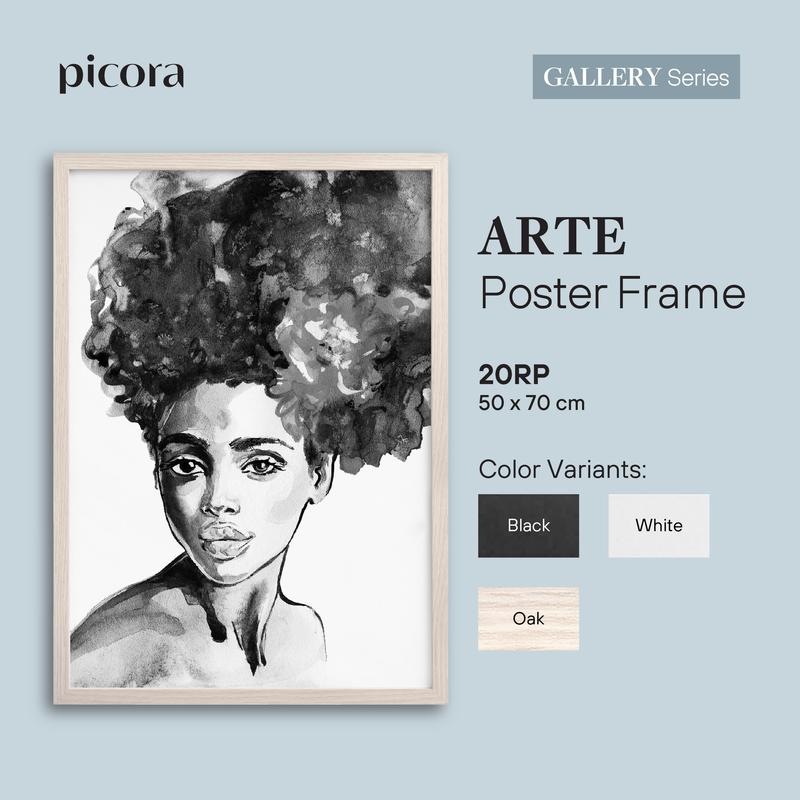 PICORA ARTE Poster Frame 20R Plus 50x70cm Pigura Bingkai Foto Dinding ...