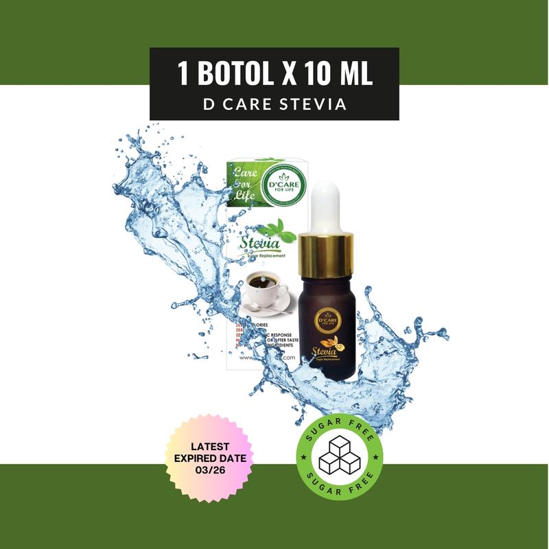 D CARE STEVIA SWEETENER ORIGINAL - 1 BOTOL - TikTok Shop Malaysia