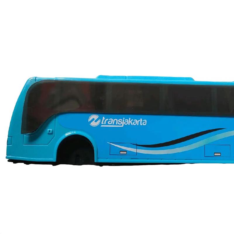 Miniatur kaca mika Bus RKC trans jakarta samping depan belakang - Shop ...